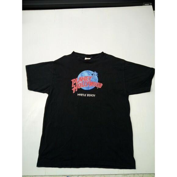 planet hollywood | Shirts | Vintage 991 Planet Hollywood Myrtle Beach T ...